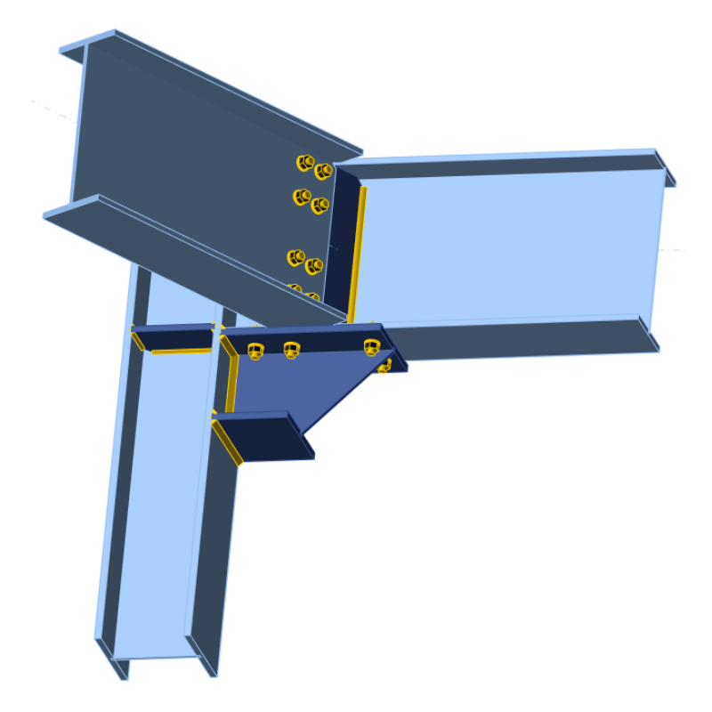 Skewed Beam To Beam Idea Statica